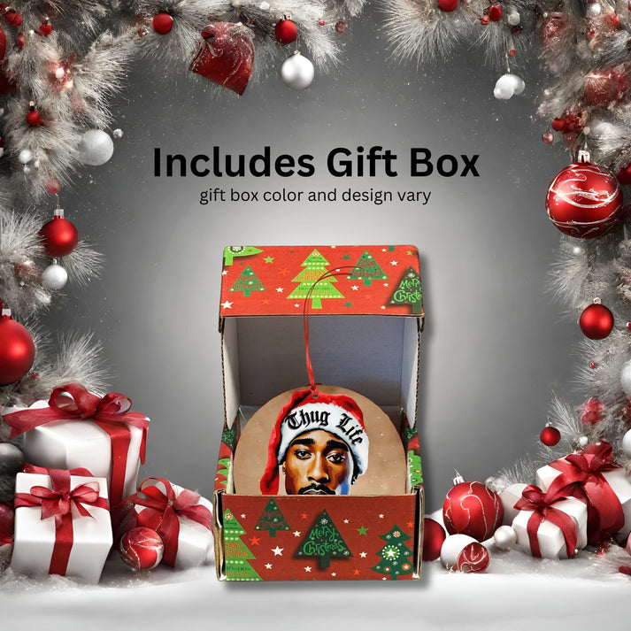 Tupac Christmas Ornament Gift